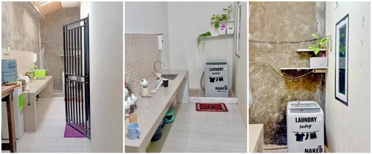 Awalnya mirip gang senggol, 7 transformasi dapur segaris jadi modern ...