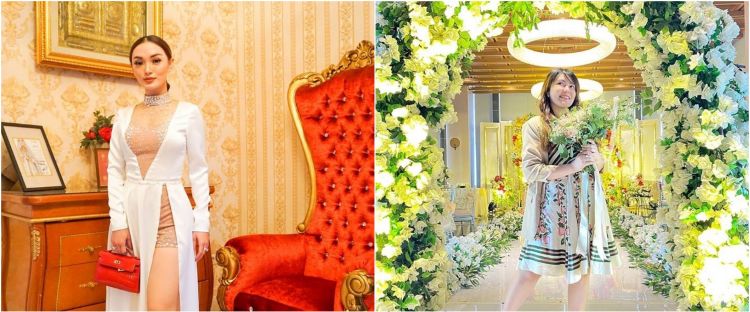 Gaya 11 pedangdut saat kondangan ini curi perhatian, Ayu Ting Ting disebut kayak beda orang