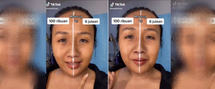 Potret hasil makeup Rp 100 ribu versus Rp 6 jutaan, endingnya susah ...