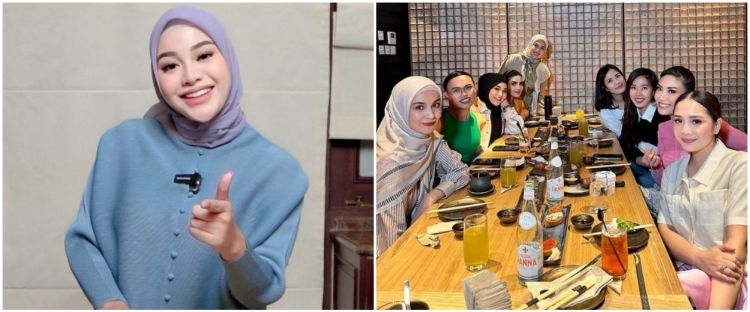Usianya paling muda saat hadir di geng arisan, 5 penampilan Aurel ...