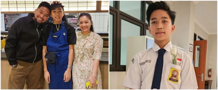 Tak gengsi meski orang tuanya artis, begini 9 momen Juno anak Imam Darto kerja jadi pelayan restoran
