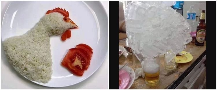 11 Potret lucu penyajian makanan ini bikin kagum saat dilihat, skillnya ...