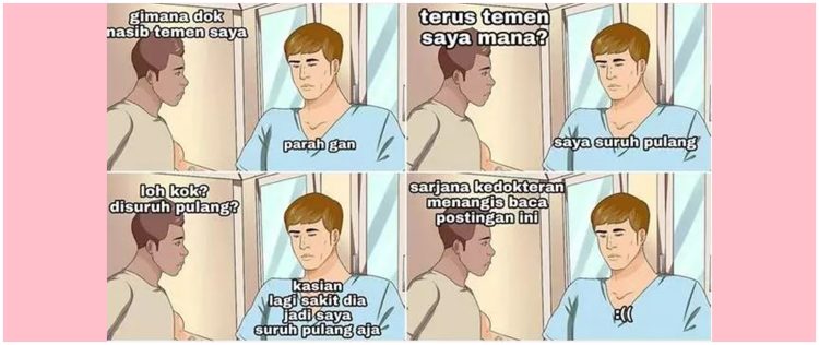 11 Potret kocak meme percakapan dokter dan pasien ini receh abis, bikin ...