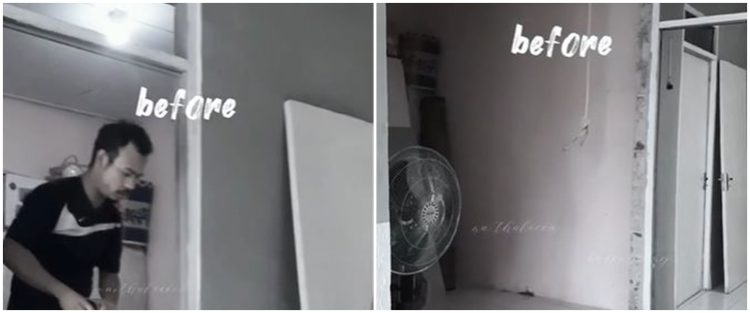Makeover kamar sempit jadi ruang TV, hasilnya bikin betah di rumah