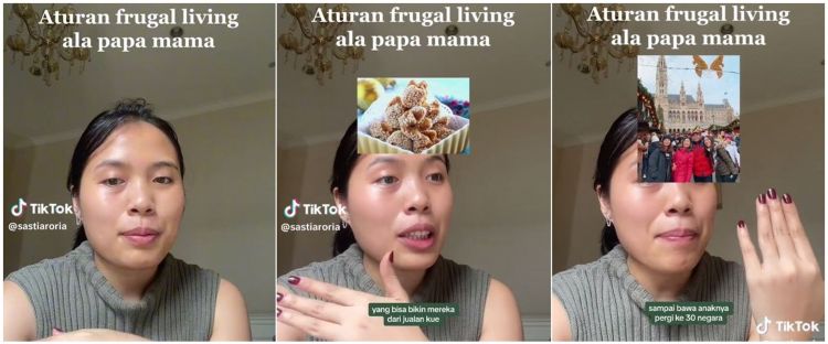 Hidup hemat bisa keliling dunia, wanita ini bagikan frugal living orang tuanya yang penjual kue