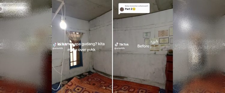 Bilik triplek jadi estetik, 11 potret transformasi makeover kamar tidur ...