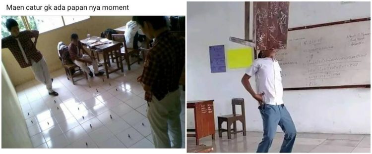 11 Potret lucu murid gabut di kelas ini kreatifnya di luar nalar, dapat ...
