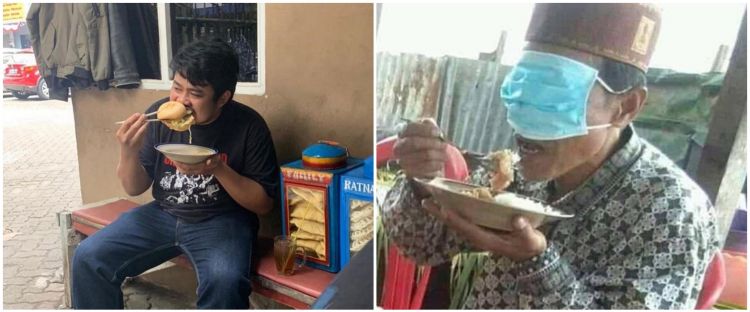 Efek terlalu lapar, 11 potret kocak aksi warga +62 pas makan ini di luar nurul