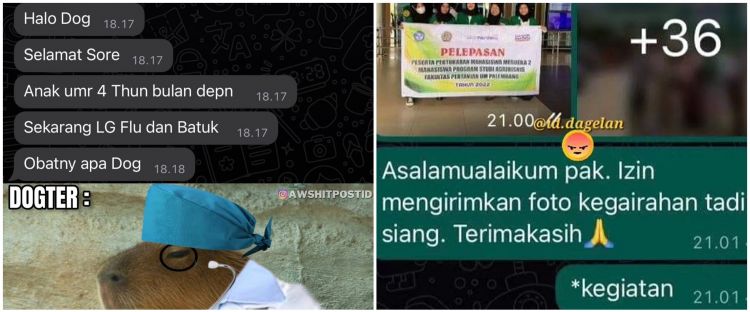 11 Typo lucu pada chat ini bikin yang baca pengin marah tapi sungkan ...