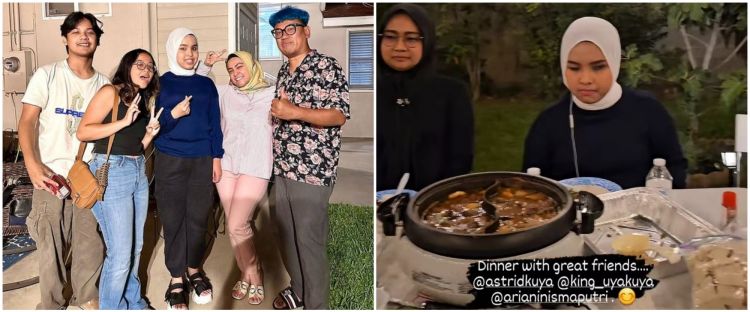 9 Momen keluarga Uya Kuya dinner bareng Putri Ariani, kehadiran bule ...