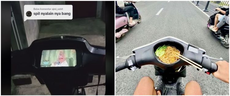 11 Potret lucu modifikasi motor ini hanya bisa dikerjakan oleh manusia ...