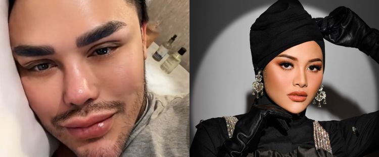 Gaya 11 seleb ikutan pakai filter Bold Glamour, paras Aurel Hermansyah disebut mirip Ivan Gunawan
