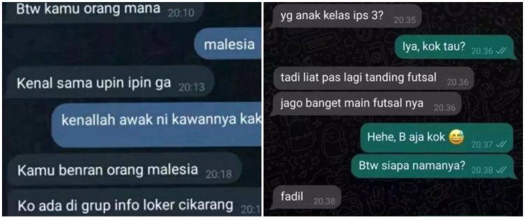 11 Chat lucu saat berkenalan ini bikin yang baca pengin diam di kamar ...