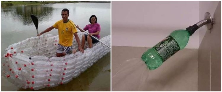 11 Potret kocak alih fungsi botol bekas ini kreatifnya di luar nalar ...