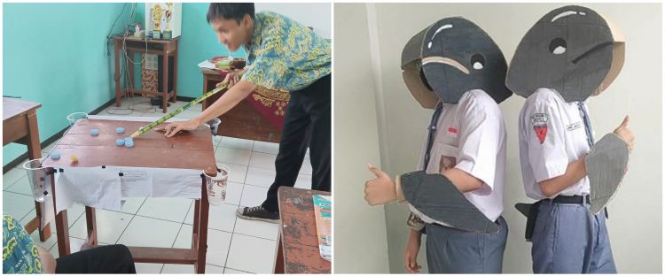 11 Potret kocak permainan random siswa dalam kelas saat pelajaran ...