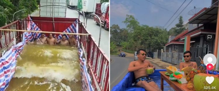 Kreativitas tiada lawan, 10 potret kocak modifikasi truk bak terbuka ...