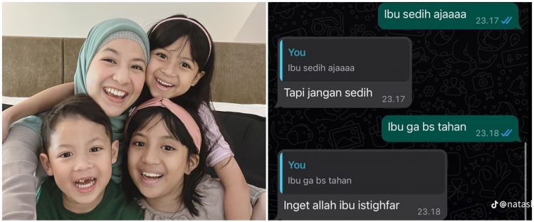 Isi chat 7 seleb dan anaknya yang jarang tersorot ini bikin gemas ...