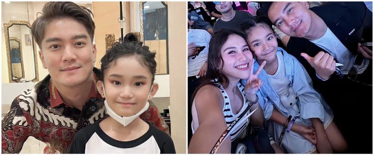 Tak segan suapi Bilqis, 9 potret kedekatan Boy dan anak Ayu Ting Ting ini akrabnya bak ayah dan anak