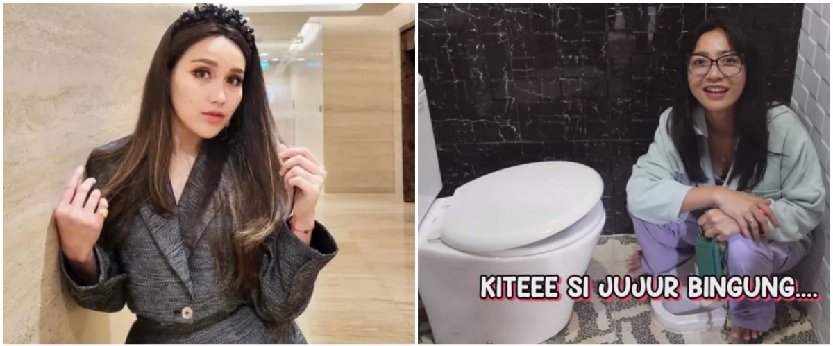 Having a large residence in a narrow alley, these 11 portraits of Ayu Ting Ting's bathroom have ...