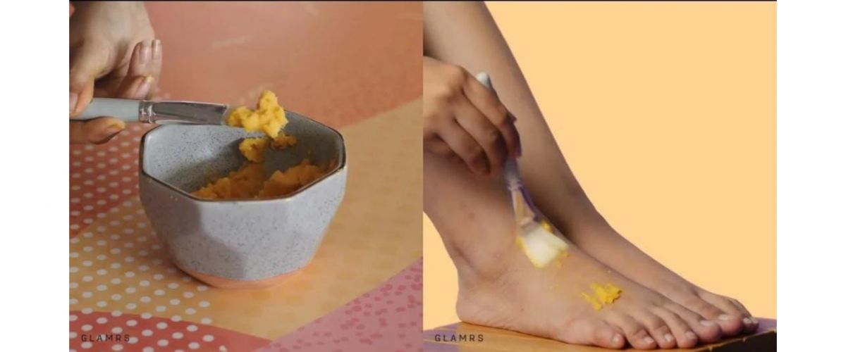 No need to buy a foot scrub, here's a trick to make rough blackened ...