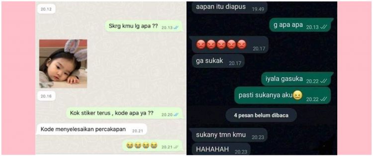 11 Chat lucu PDKT ini balasannya nyesek abis bikin nangis di pojokan, definisi cinta tak berbalas
