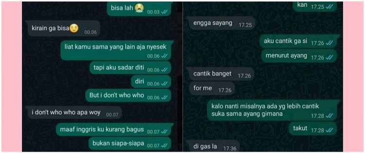 11 Chat lucu lagi berantem sama pacar ini drama abis tapi endingnya bikin nggak bisa nahan nyengir