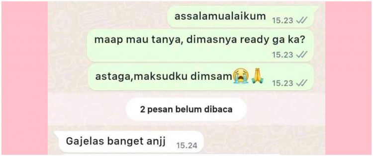 11 Chat lucu typo saat pesan lewat online ini tulisannya jadi ambigu ...