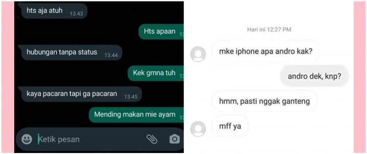 11 Chat lucu ditolak gebetan blak-blakan ini jawabannya nyesek tapi alasannya bikin heran