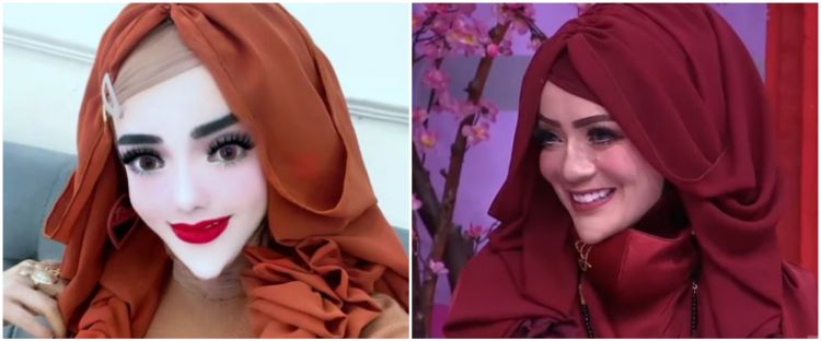 Selalu tampil full riasan dan filter, ini 9 potret wajah asli Yuni Jasmine seleb TikTok dagu lancip