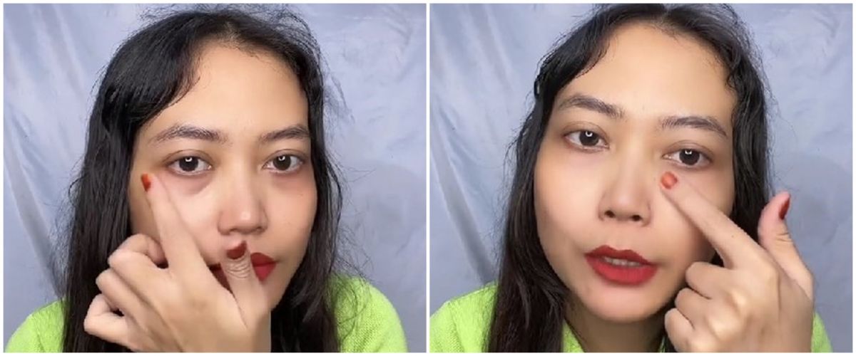 No need to buy eye cream, here's a trick to get the panda eye look ...