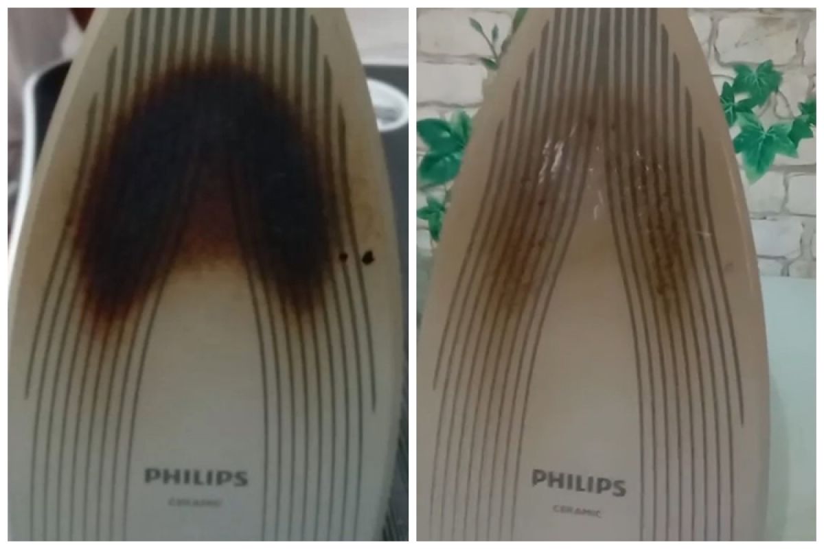 Without using toothpaste and wax, this is a trick to remove black burnt ...