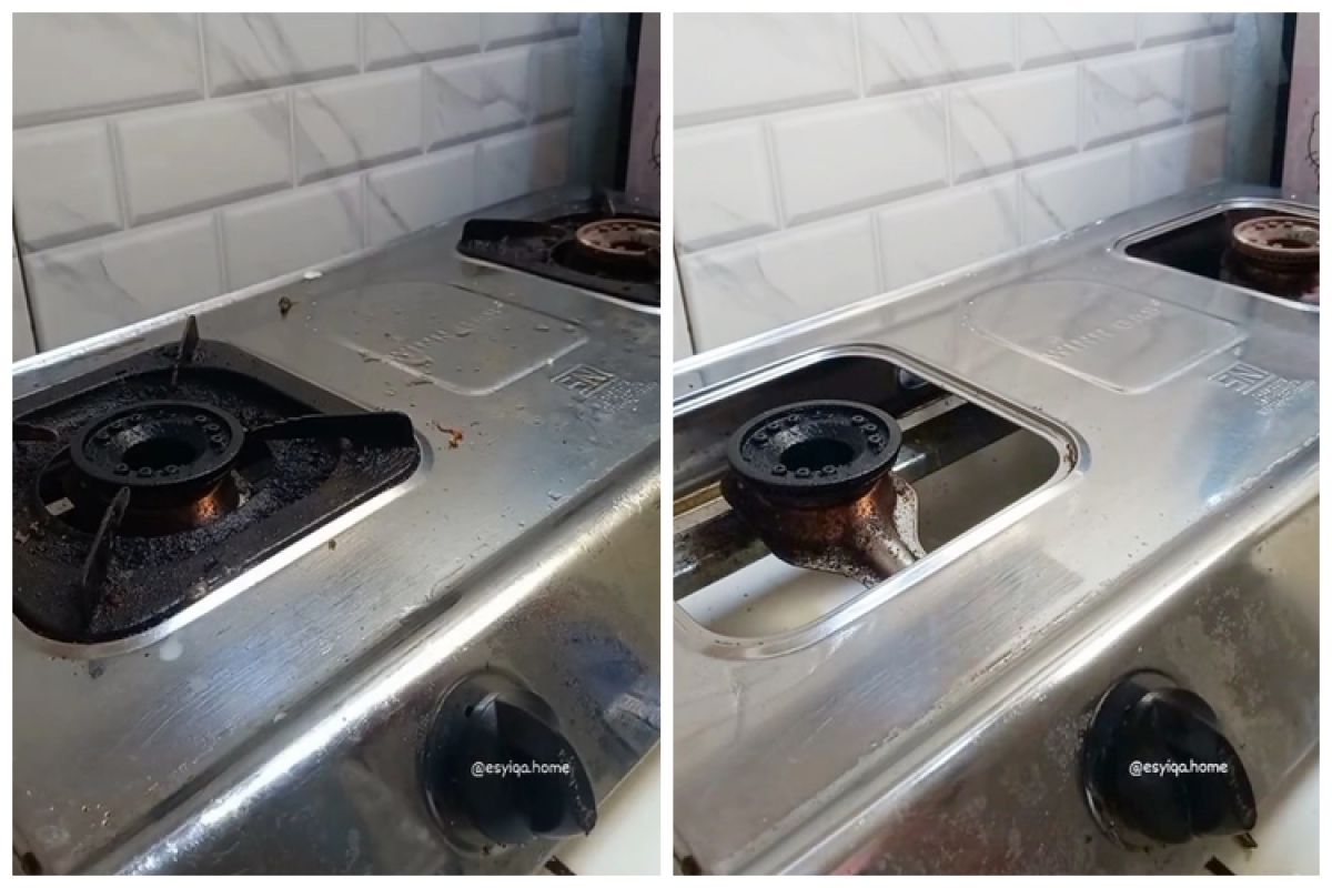 No need to mix special ingredients, here's how to clean a greasy stove ...