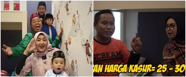 9 Potret kamar anak Narji ini desainnya compact, kasur tingkatnya ...