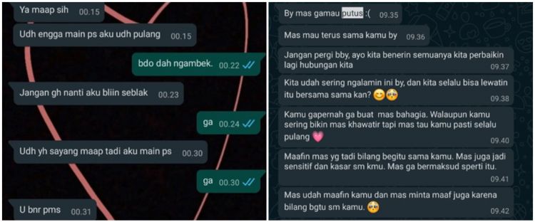 11 Chat lucu minta maaf ke pacar tapi dicuekin ini bikin sabar maksimal, bacanya sampai capek ...