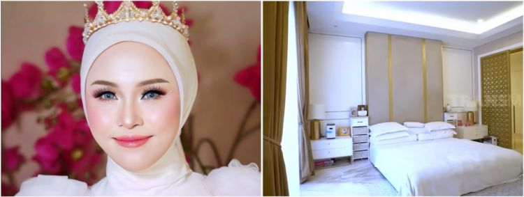 Mantan ART jadi bos skincare, 9 potret kamar tidur Erlyanie ada ruang makeup bak di salon