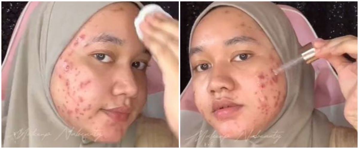 Riasannya simpel tapi bikin melongo, transformasi makeup cewek wa
