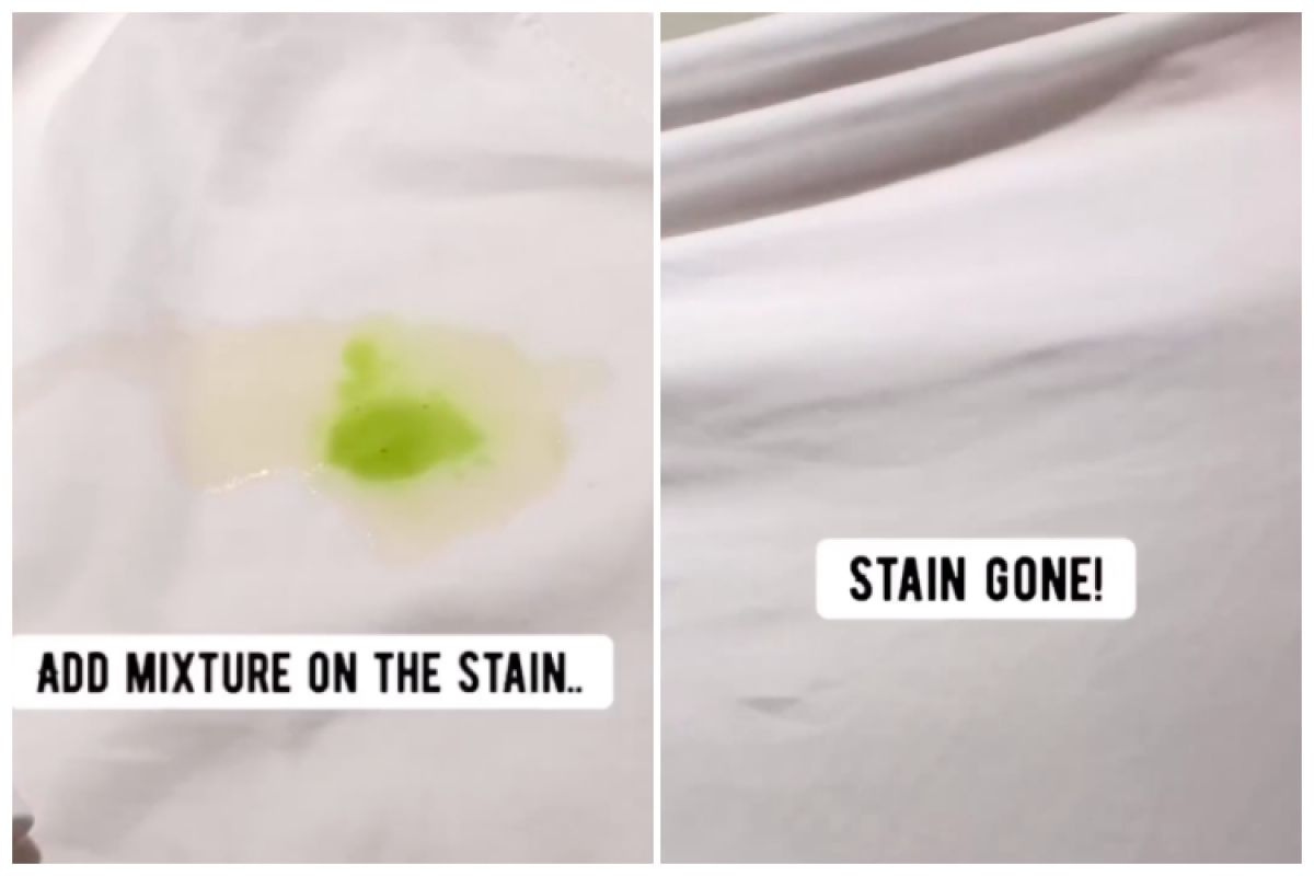 Without detergent, this is an effective trick to remove stubborn stains ...