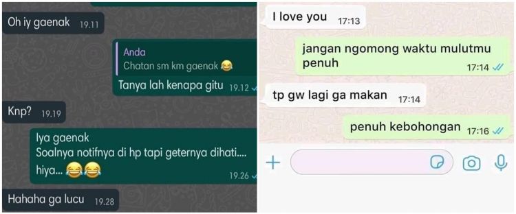 11 Chat lucu modusin gebetan ini jawabannya bikin nyesek, auto minder ...