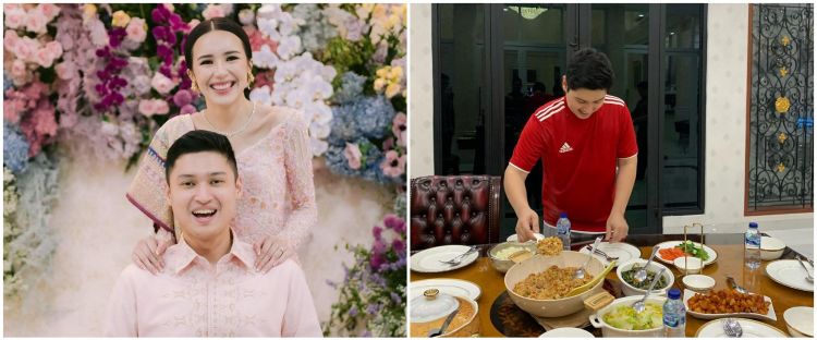 Hobi masak punya kitchen set mewah lengkap, 9 potret dapur Rizki ...