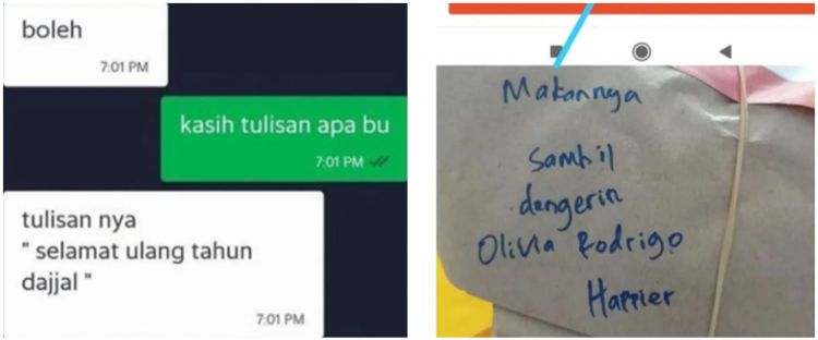 11 Chat lucu customer minta note di makanan ini bikin senyum kecut ...