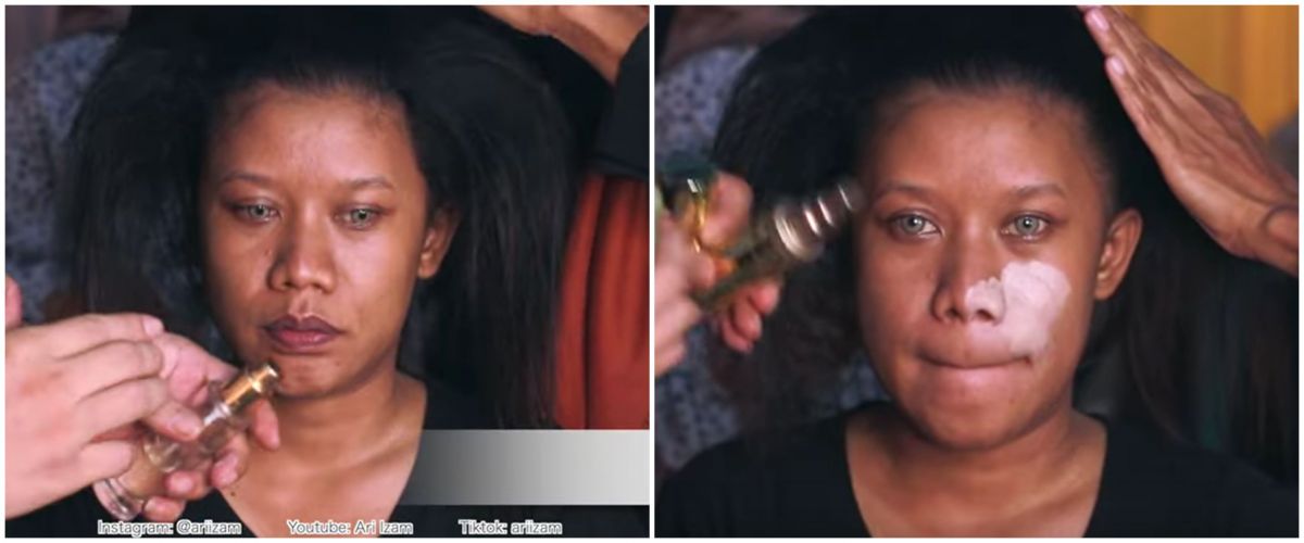 Super mangling, the transformation of this brown-skinned Javanese ex ...