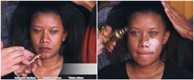 Super manglingi, transformasi wajah manten Jawa berkulit sawo matang ...