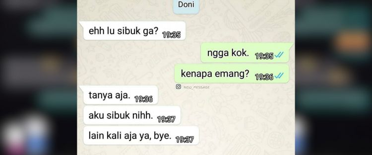 11 Chat lucu orang super nggak jelas ini jadi bikin bertanya-tanya ...