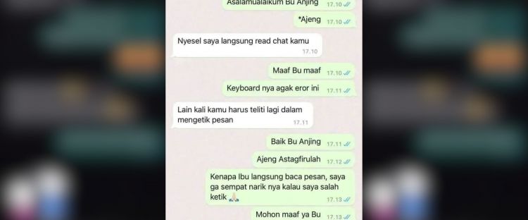 11 Chat lucu typo ke guru ini bacanya ikutan ketar-ketir, nilainya auto ...