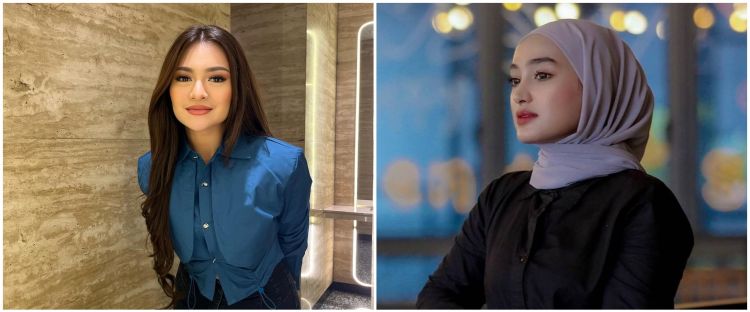 Sama-sama luluhkan hati Sule, intip 11 potret beda gaya Santyka Fauziah dan Nathalie Holscher
