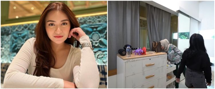 Cuman disekat pakai gorden, 9 potret kamar mandi Nathalie Holscher ini unik pol