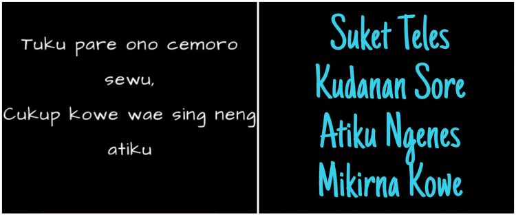 45 Pantun Jawa menghibur, penuh canda dan tawa