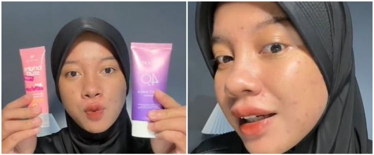 Cara bikin wajah auto glowing ini cuma pakai moisturizer dan sunscreen ...