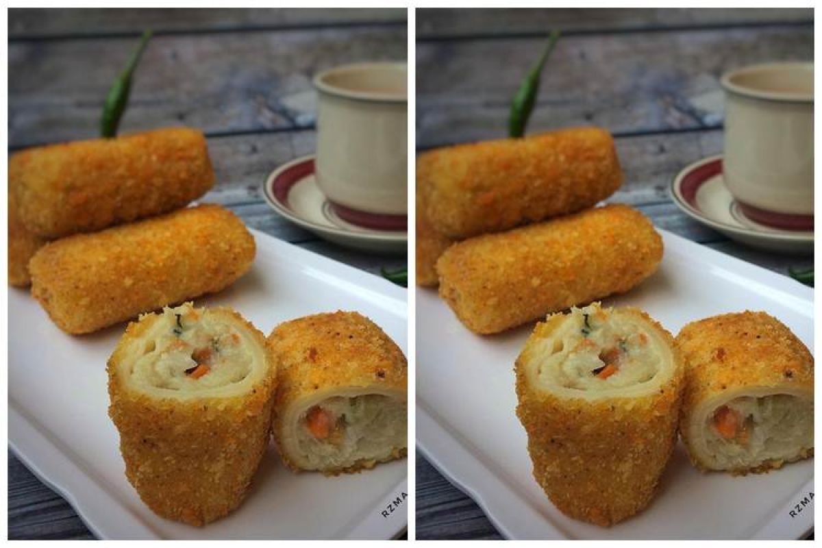 Ragout risoles recipe, a delicious snack suitable to be eaten while ...