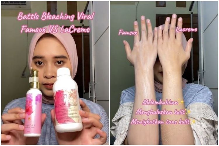 Battle review body bleaching viral Fameux dan LaCreme, mana yang lebih ...